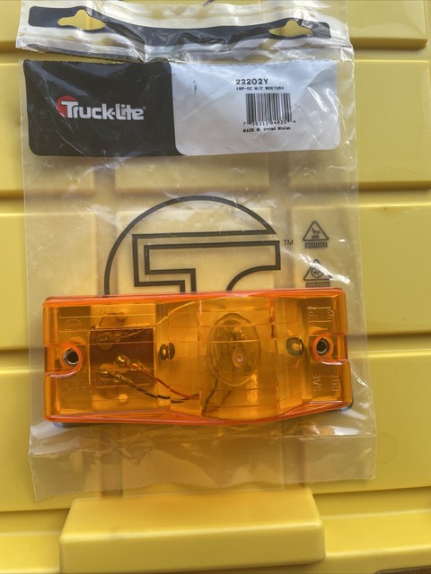 Truck-Lite 22202Y Model 22 Side Turn Light Yellow for sale online | eBay