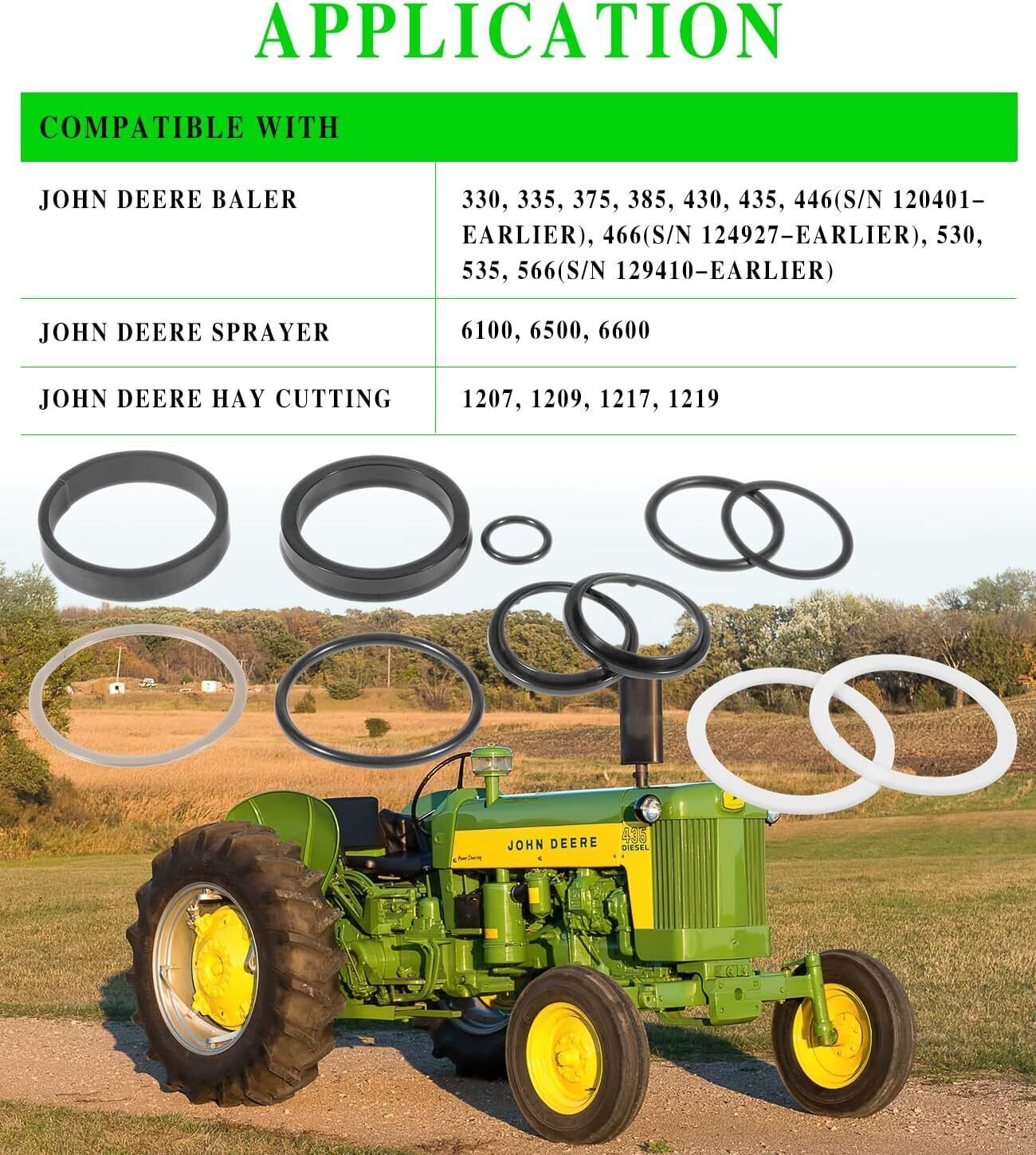 AE50113 Hydraulic Gate Cylinder Seal Kit for John Deere Cylinder ...