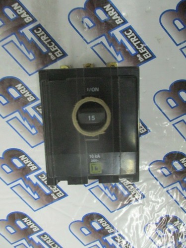SQUARE D QOB315, 15 Amp, 240 Volt, 3 Pole, Yellow, Circuit Breaker- NEW ...