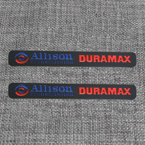 For Allison Duramax Badges Emblem Sticker Red -2Pc | eBay
