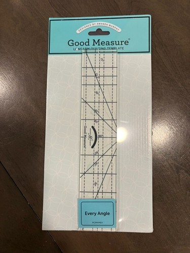Good Measure 1/4" Thick Every Angle Longarm Quilting Template NEW | eBay