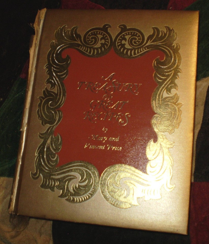 Autographed Copy of A Treasury of Great Recipes by Mary & Vincent Price ...