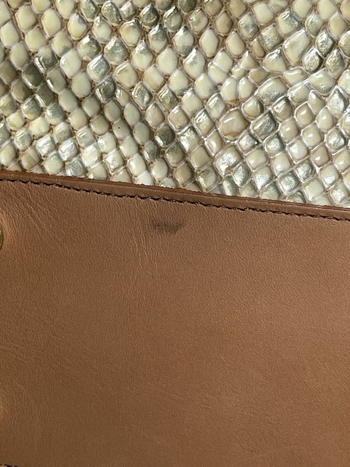 RARE EUC Beautiful Brahmin Elisa Brown Seville Python | eBay