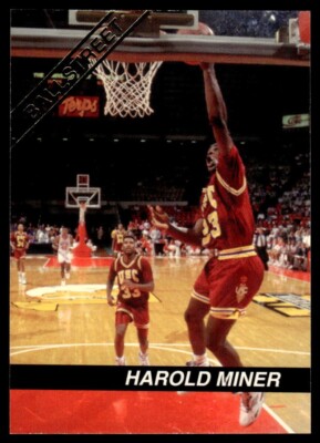 1992 Ballstreet Gold Card Harold MINER NBA BASKETBALL SEE SCANS...PRE ...
