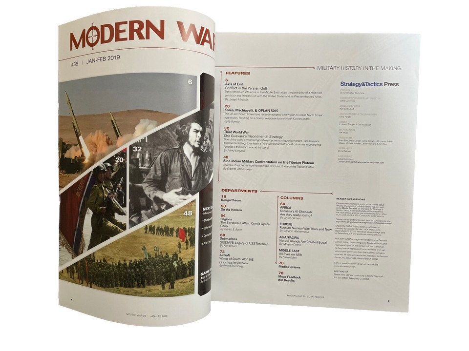 Modern War Magazine #39 With Military Historical Board Game - Axis Of ...