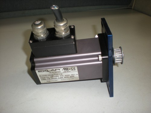 Exlar SLM060-KBGS-CO3-118 Servo Motor on Mounting Plate - 115VAC ...