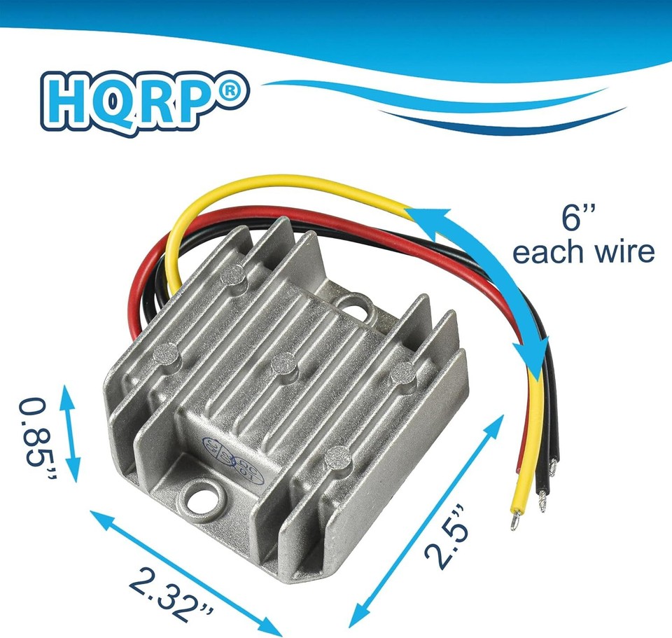 DC-DC 12/24V Step Down or Step Up Power Converters Waterproof Voltage ...