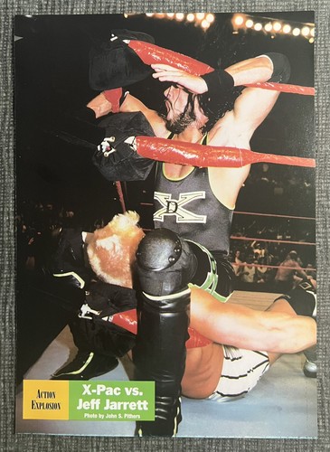 X PAC & SCOTT STEINER double-sided Wrestling Magazine page Pinup WWF ...