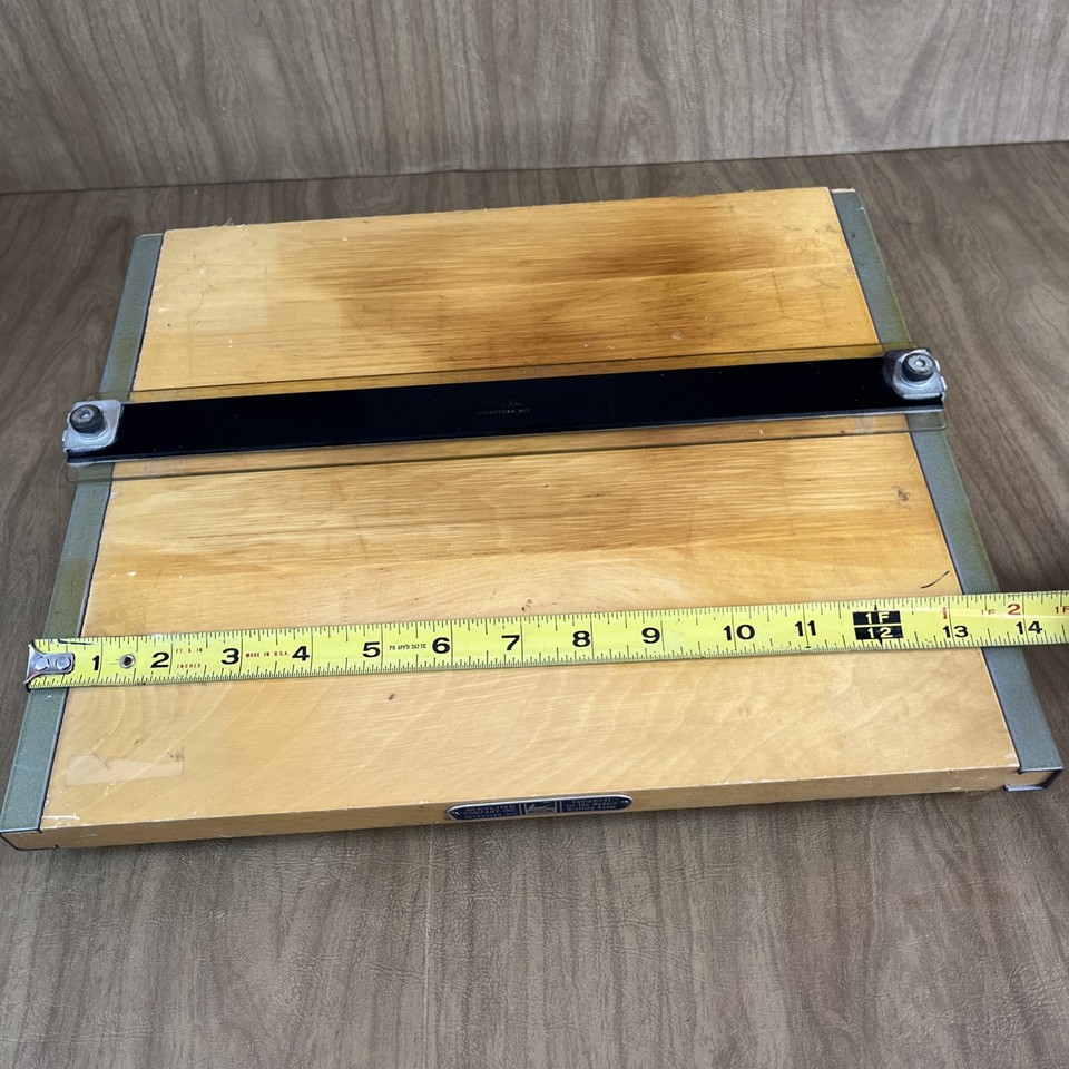 Vintage Mayline Desktop Lap Portable Wood Drafting Table Top Board 12 X ...