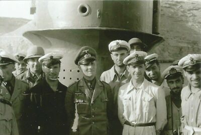 German WW II Photo ----- Erwin Rommel on Italian Submarine | eBay