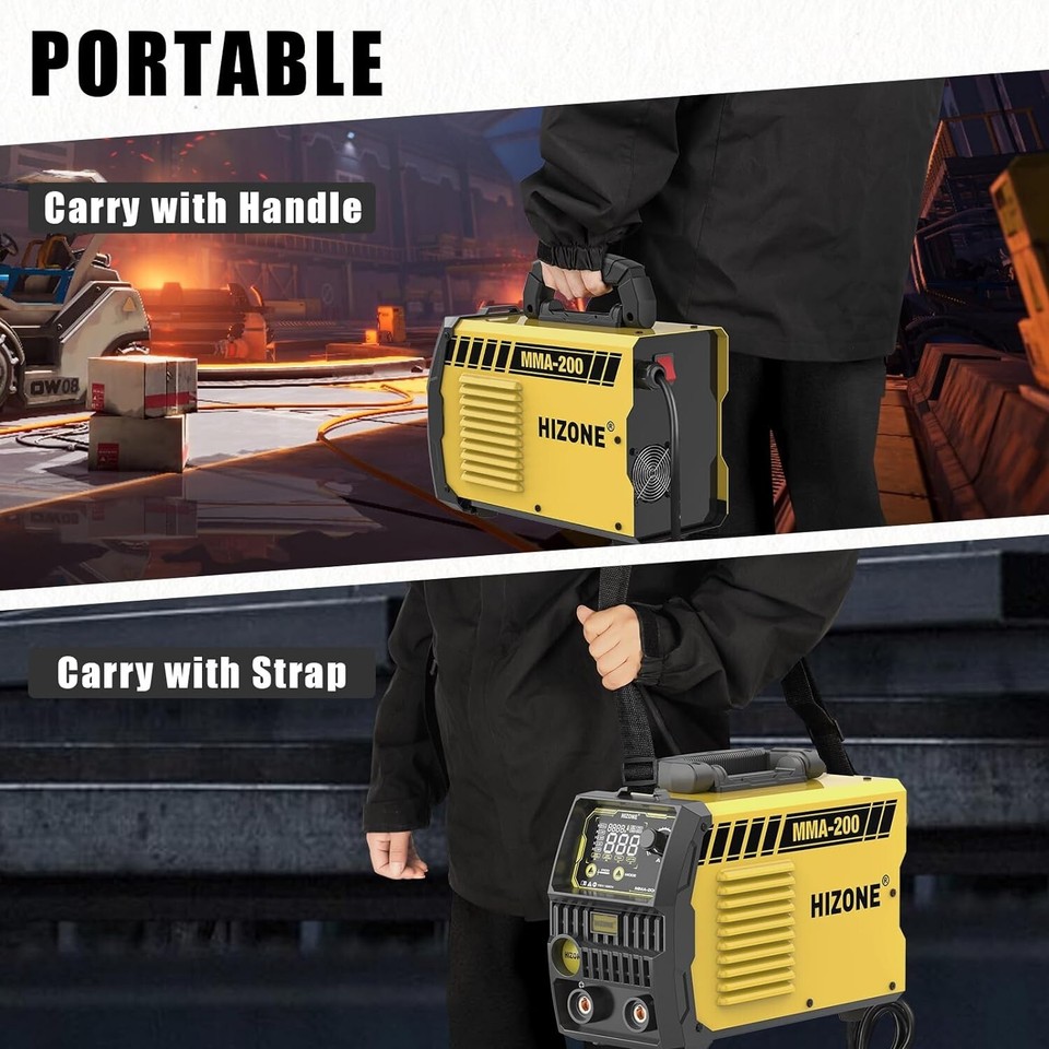 200A Stick Welder ARC/LIFT TIG Welding Machine VRD Optional LCD Display ...