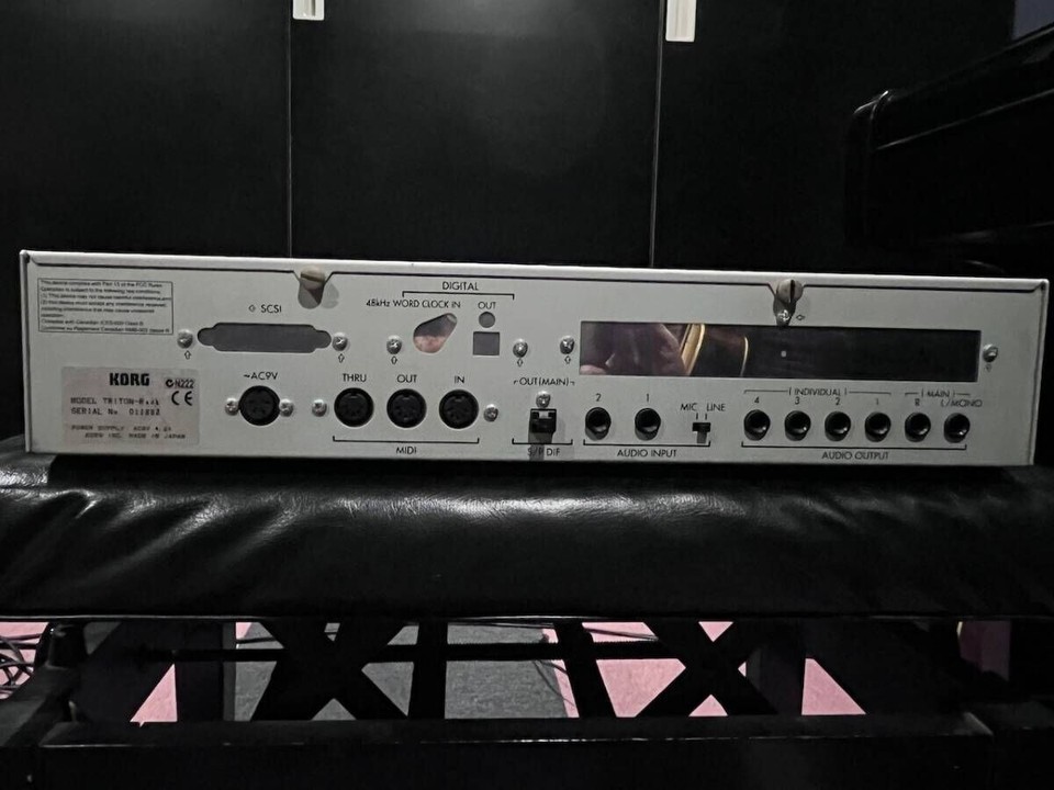 KORG TRITON Rack Synthesizer In Working Order w/adapter | eBay