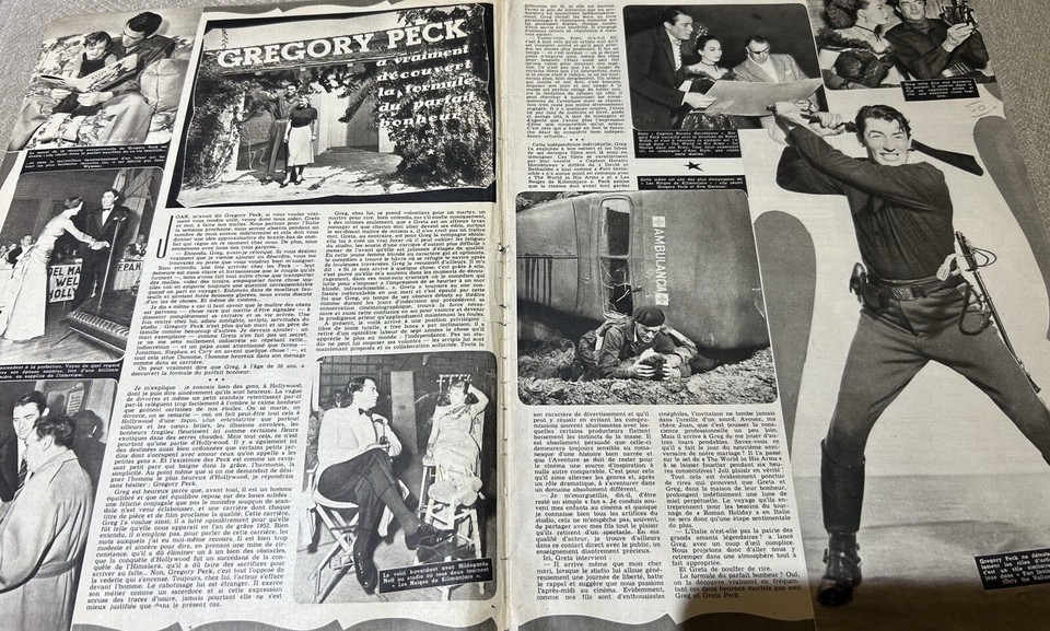 ABBOTT & COSTELLO Gregory Peck Ann Blyth MARILYN MONROE CINE Revue May ...