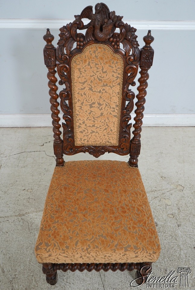 LF65710EC: Set of 8 RJ HORNER Carved Oak Dining Room Chairs | eBay