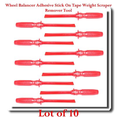 (Lot of 10) Wheel Balancer Adhesive Stick On Tape Weight Scraper ...