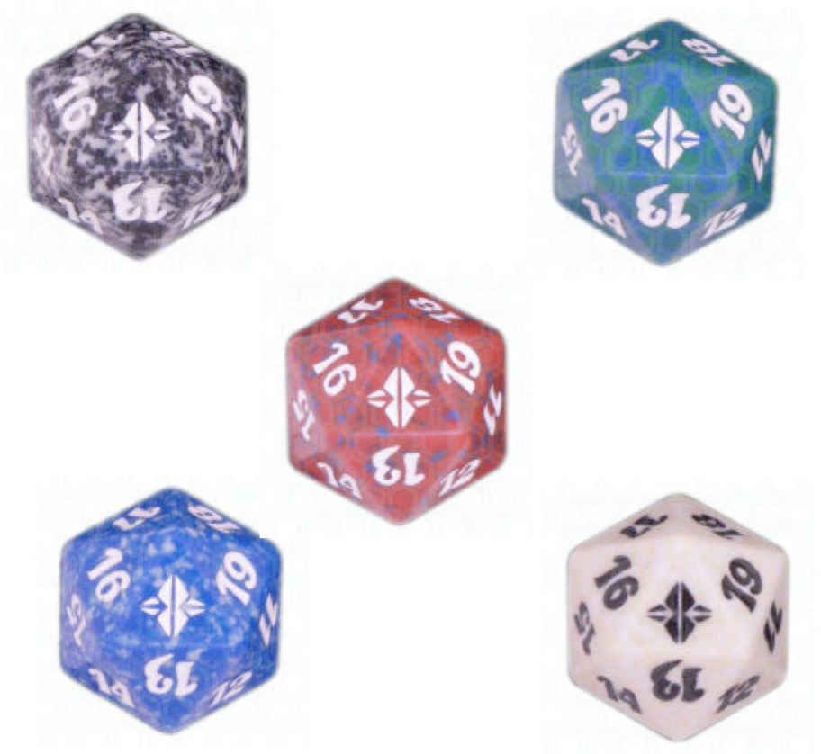 Magic the Gathering d20 Spindown Life Counter Die Lots of Sets and ...