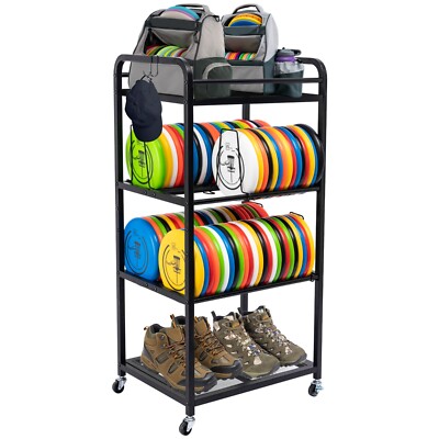 Disc Golf Rack Storage Frisbee Discs Shelf Disc Station Sport ...