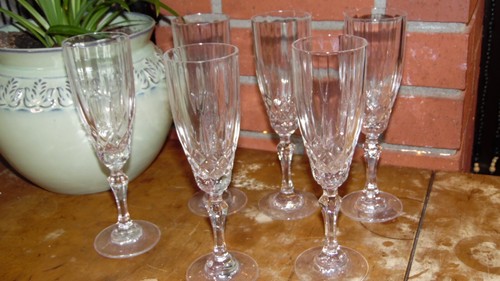 Vintage Crystal d'Adriana Nobility Champagne Glass Original Box 6 ct | eBay