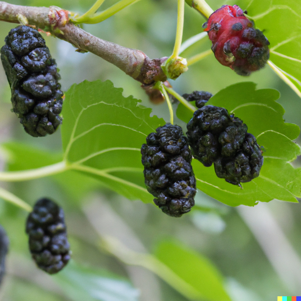 50+ Black Mulberry Tree Seeds (Morus nigra) | Sweet Edible Fruits, Free ...