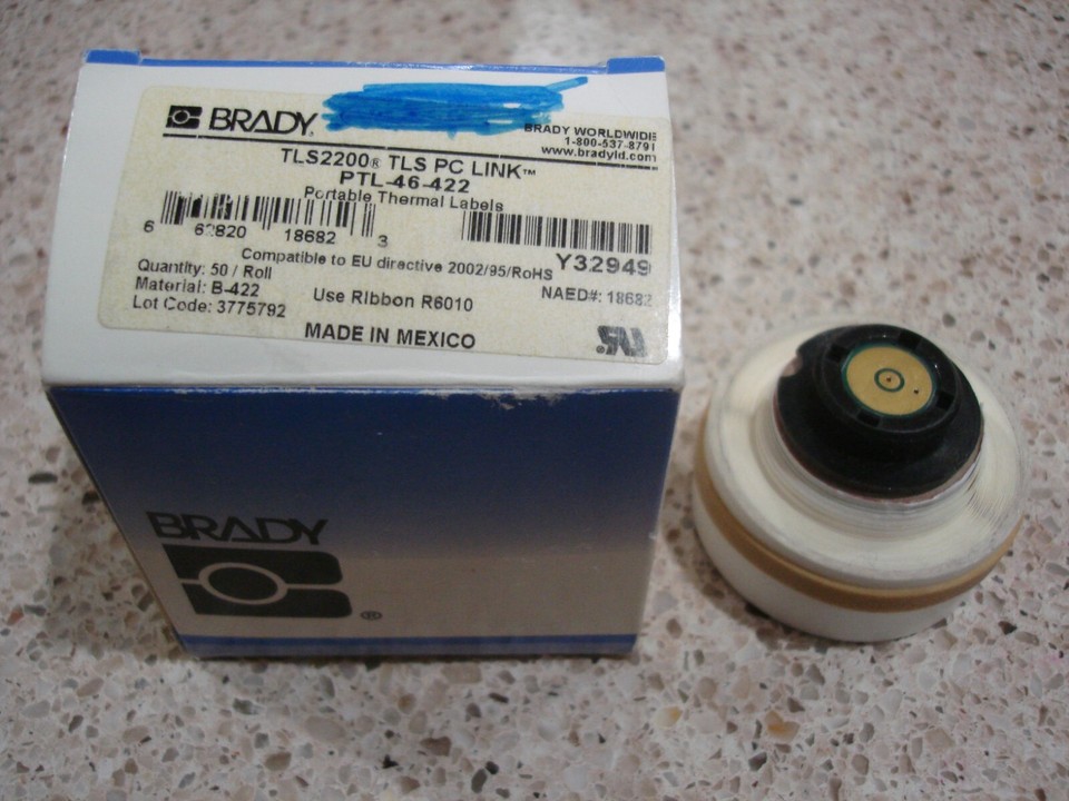 Brady TLS2200 Portable Label Printer System PARTIAL THERMAL LABELS ...