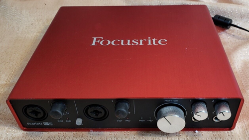 Used Focusrite Scarlett 6i6 NEMKO 2-Channel USB Audio Interface W ...