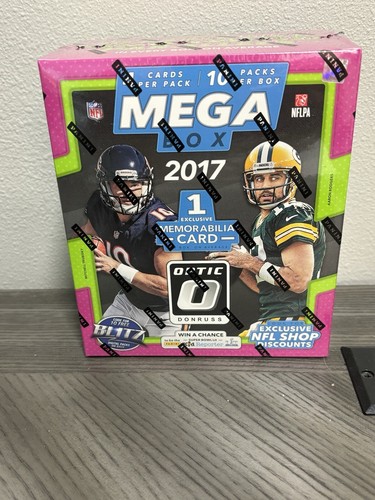 2017 Panini Donruss Optic Football NFL Unopened Factory Sealed MEGA Box ...