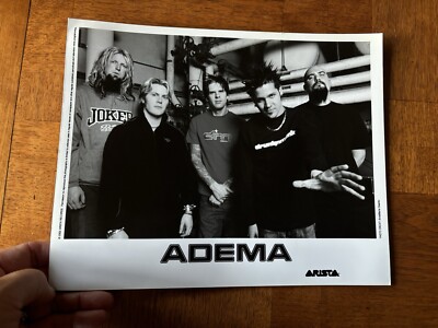 ADEMA Metal Band Rare 10X8 Vintage Press Photo - Image 3 | eBay