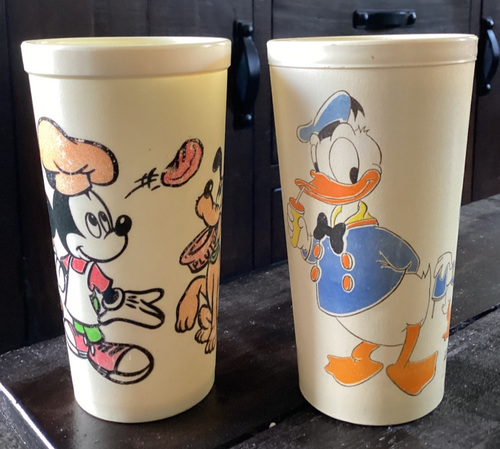 2 Vintage Eagle Walt Disney Mickey Minnie Mouse Pluto BBQ Donald ...