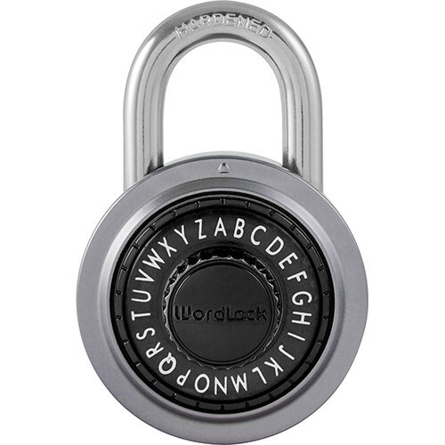 WordLock RESETTABLE PL-109-A1 Assorted Colors Text Lock Combination ...