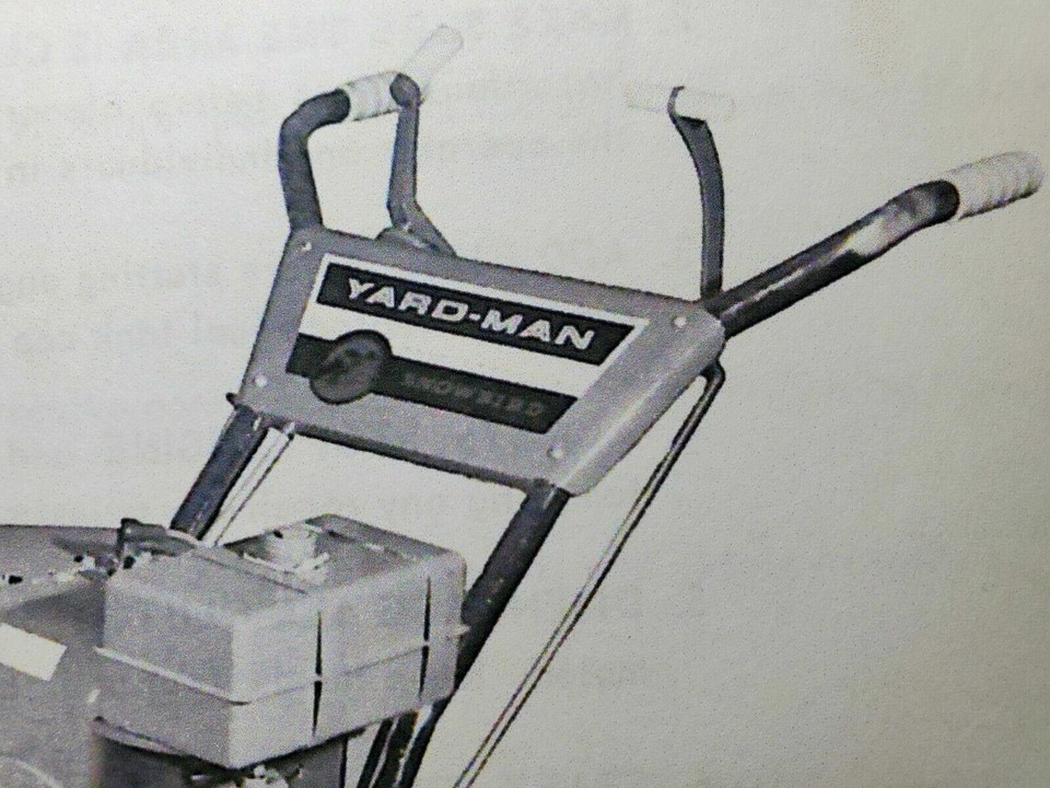 Yardman 7HP 26" Snow Bird 7020-1 Snowthrower Owner Operator & Parts ...