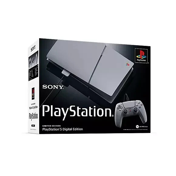 New PlayStation 5 Slim Digital Console 30th Anniversary PS5 Gray ...