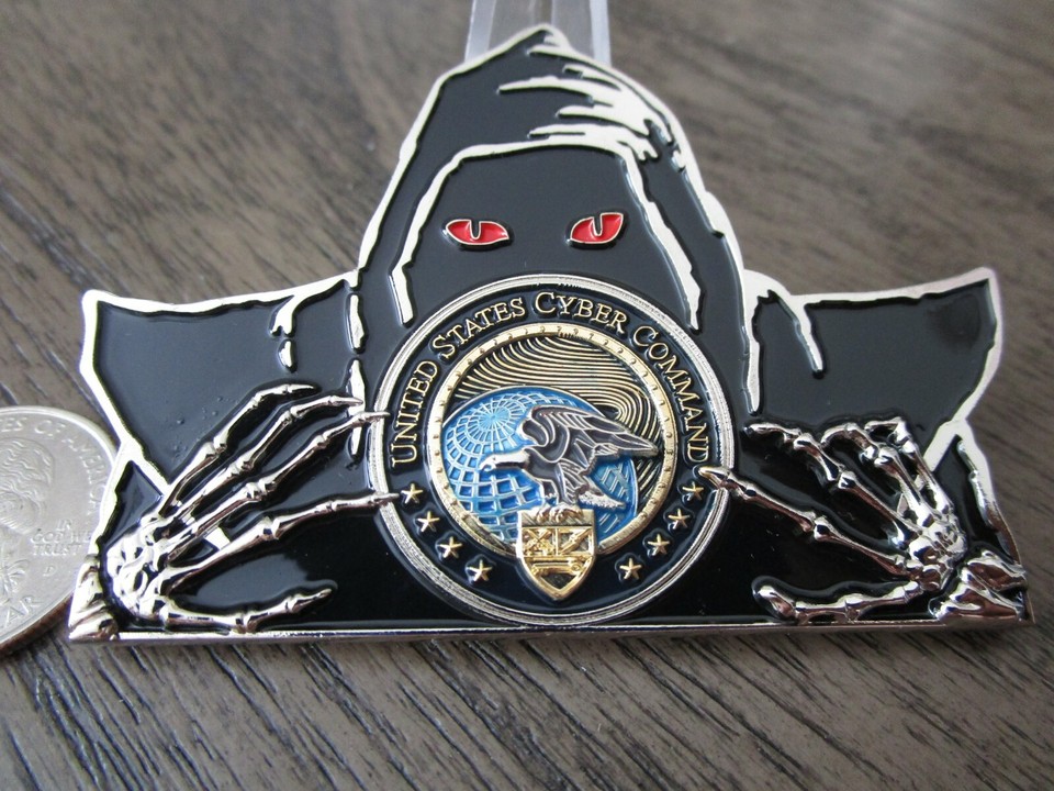 Reaper Watcher CYBERCOM USN USAF CYBER Challenge Coin | eBay