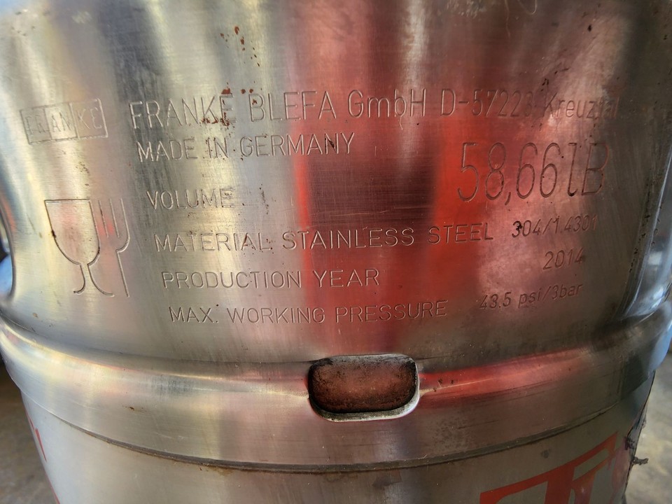 Stainless Steel Beer Keg 15.5 gallon Used | eBay