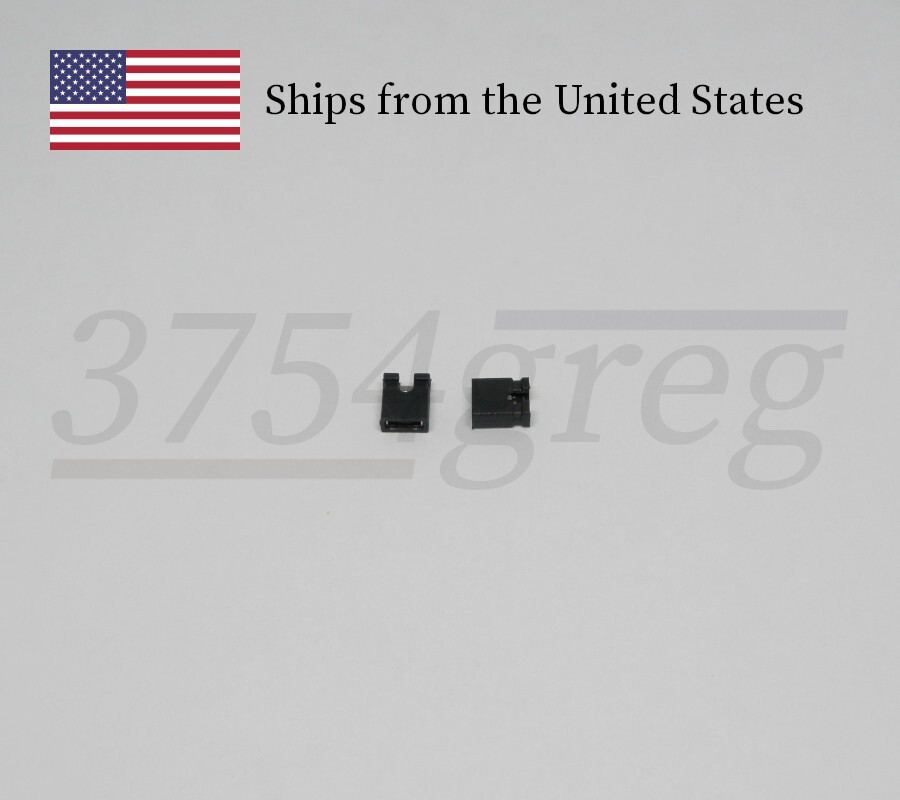 10pcs - 2.54mm Pitch Shunt Jumpers - Black - GENERIC/UNBRANDED | eBay