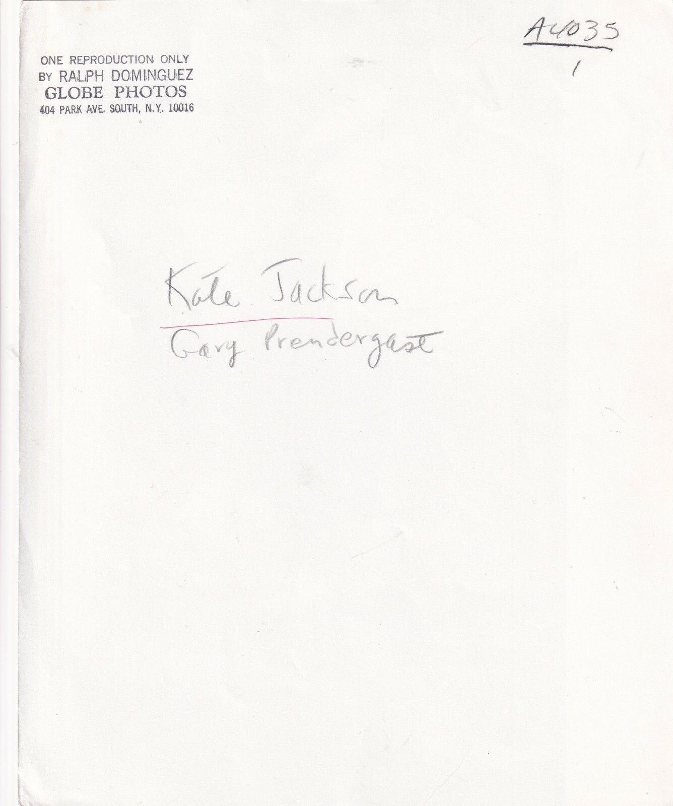 KATE JACKSON & GARY PRENDERGAST PORTRAIT 1980s ORIG PHOTO BY RALPH ...