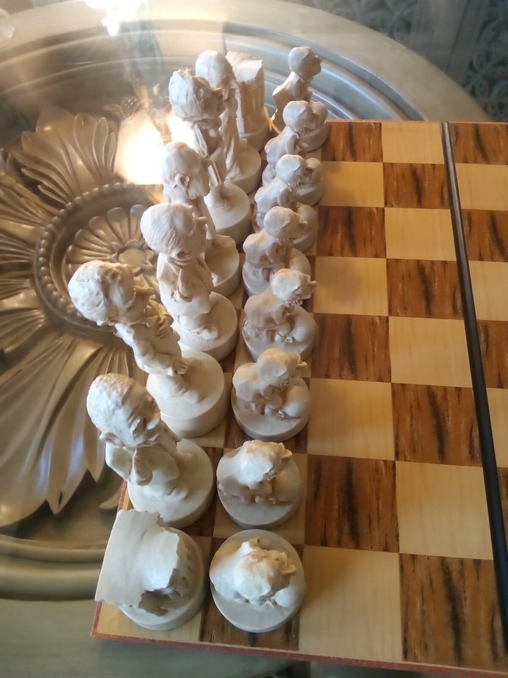 Watergate Chess Set President Richard Nixon Pat Agnew Dean, Vintage | eBay