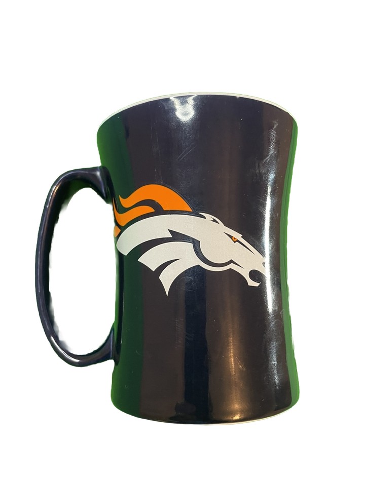 Denver Broncos Logo NFL 2015 Boelter Brands Ceramic Coffee Mug 14 oz | eBay