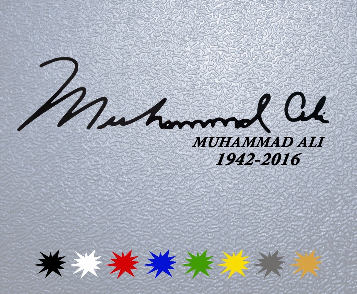 Unterschrift Von Muhammad Ali No, This Is Not Muhammad Ali, But If You