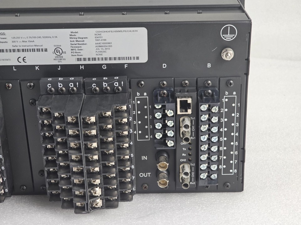 GE Multilin C60 Breaker Management Relay C60H03HKHF8LH6NM8LP6UU4LW7H ...