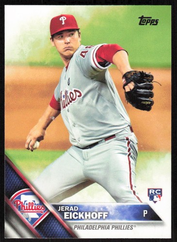 2016 Topps #2 Jerad Eickhoff RC - FREE SHIPPING | eBay
