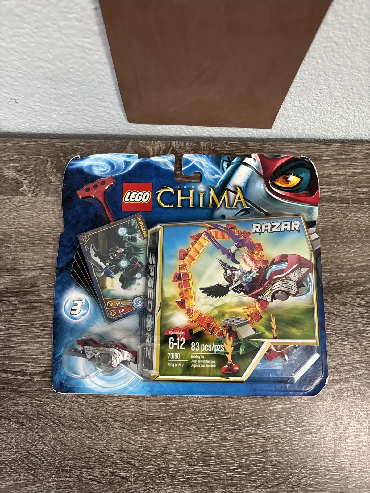 LEGO - Legends of Chima Razar Figure LEGO Set 70100 Ring Of Fire ...