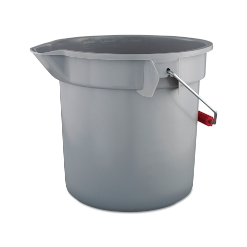 Rubbermaid Commercial Brute Round Bucket 14 Qt Gray - 1 per EA ...
