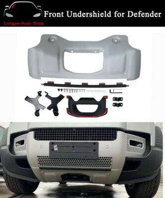 Front Undershield Plate Bumper Guard Fits for LR 2020-2022 Defender 2D ...
