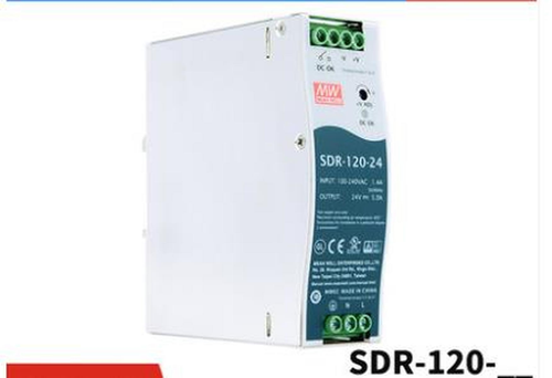 1pcs New MEAN WELL Rail Switching Power Supply SDR-120-12 SDR-120-24 ...