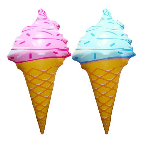 Summer Outdoor Pool Party Inflatable Ice Cream Pool Floats Swim Ring ...