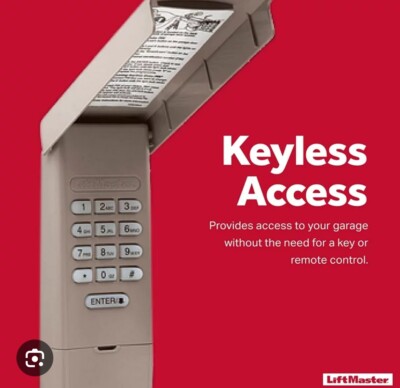 LiftMaster 877LM Wireless Garage Door Keyless Entry System 640213240024 ...