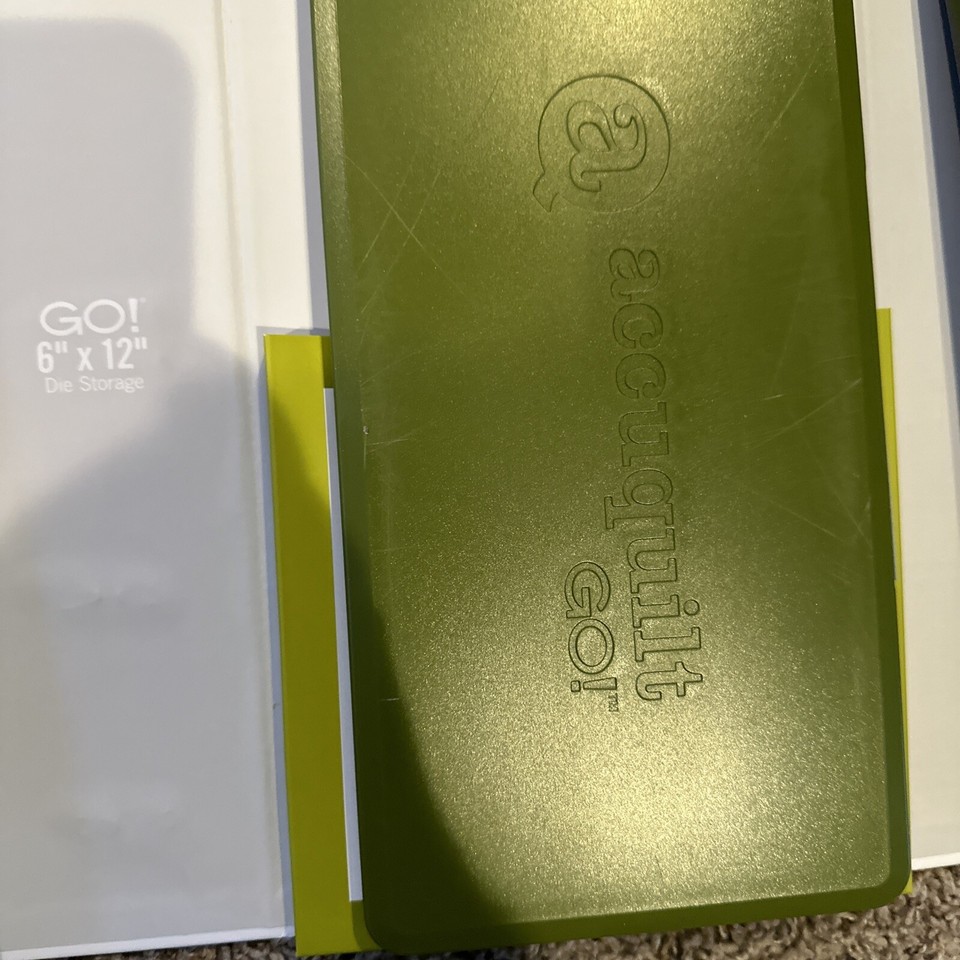 Accuquilt GO Die Lot. Set Of 8 Dies With Storage Box. | eBay