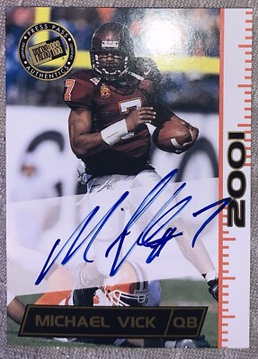 2001 Press Pass Rookie Autograph Michael Vick Auto | eBay