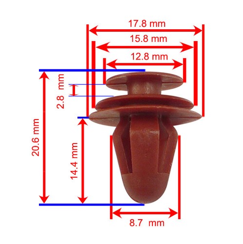 100 Front Rear Door Trim Board Clip Retainer For GM For Toyota Camry ...