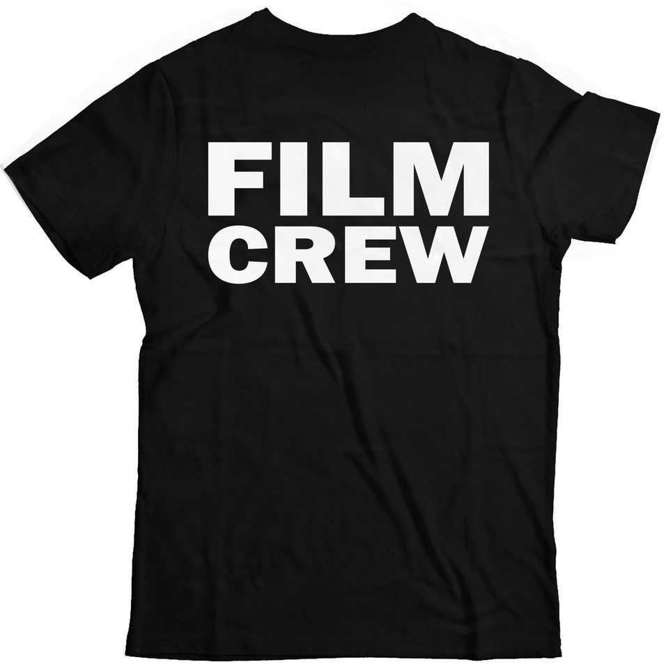 FILM CREW T-shirt GLOW IN THE DARK, Production crew, Movie crew, Staff ...